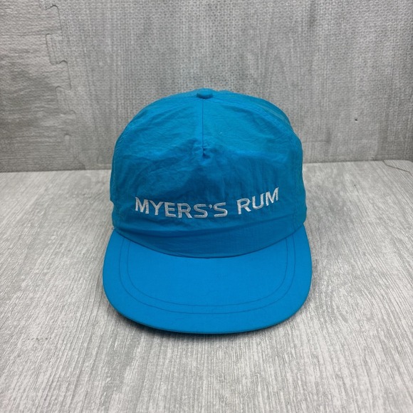 Accessories | Vintage Myerss Rum Hat Cap Snap Back Blue Nylon Alcohol ...